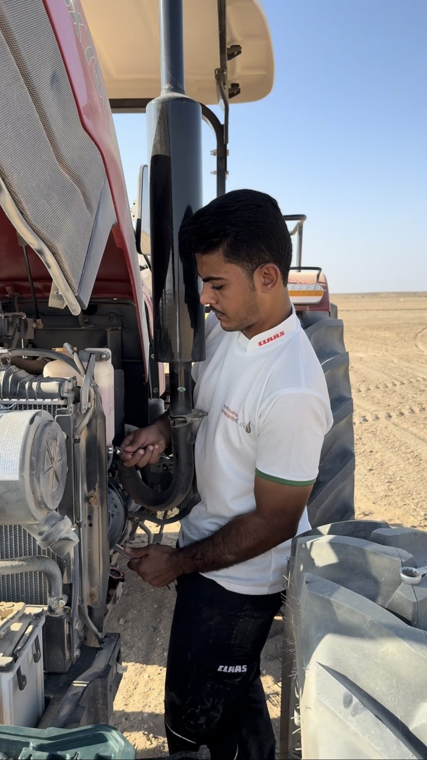 Tractor Maintenance Check with ATS Team: Visit to Sheikh Sultan Al Abri ...
